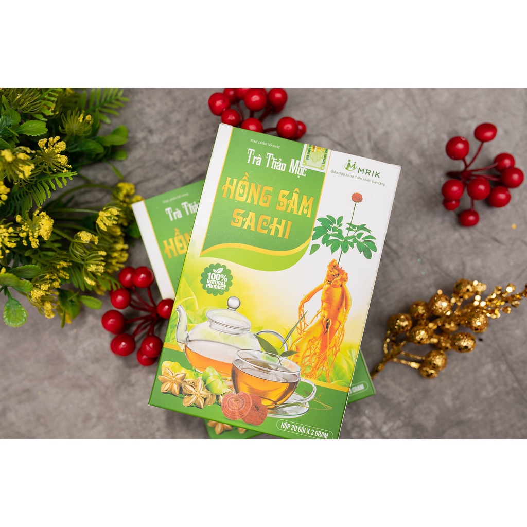 Trà Thảo Mộc Mrik (HỒNG SÂM SACHI) | Shopee Việt Nam