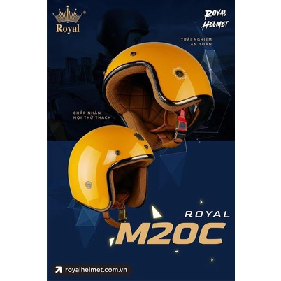 Mũ bảo hiểm 3/4 ROYAL M20C hàng chính hãng | Shopee Việt Nam