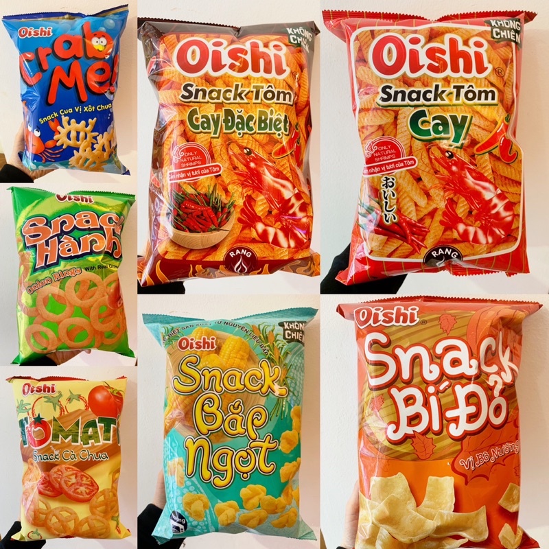 Bim bim OISHI gói to 73g(nhiều vị -vui lòng ib shop nếu muốn chọn phân ...