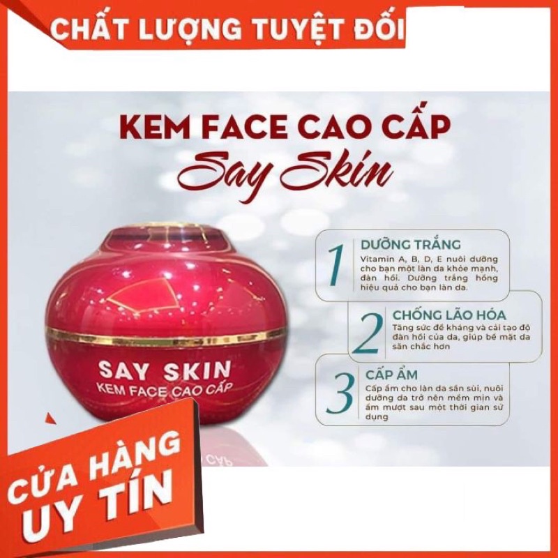 Kem Face Say Skin Elly White | Shopee Việt Nam