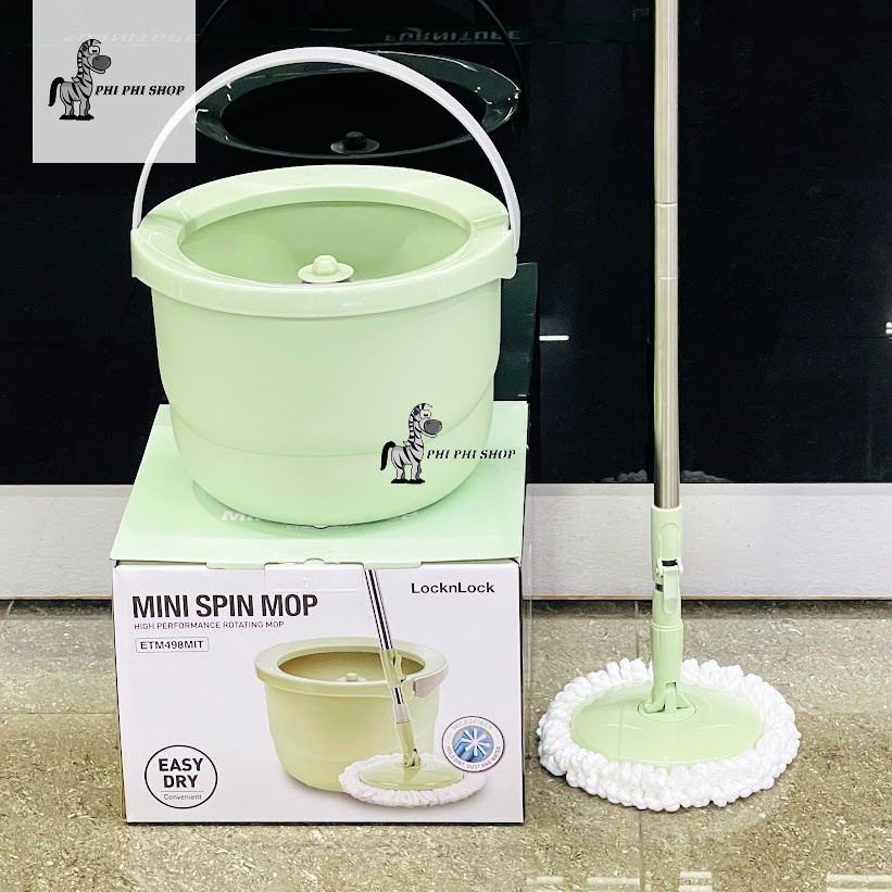 Bộ lau nhà Mini Spin Mop Lock&Lock ETM498 | Shopee Việt Nam
