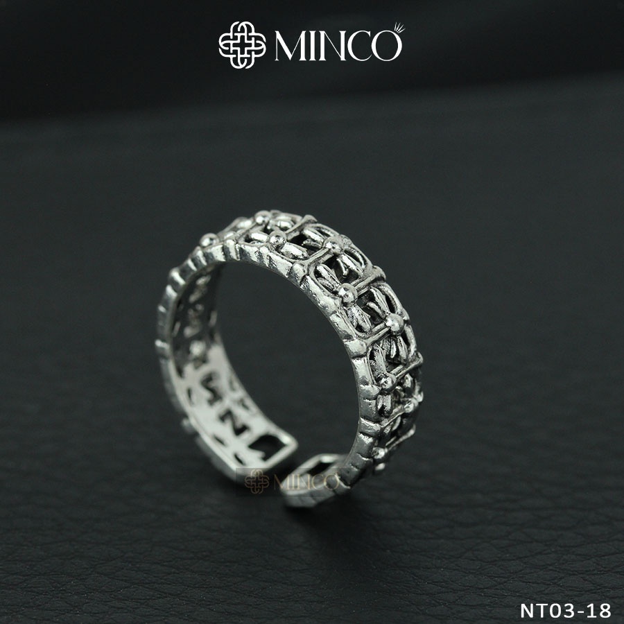 Nhẫn Chrome Heart Nam Nữ Minco Accessories phong cách Cá Tính phụ kiện thời trang đẹp NT03-18 ...