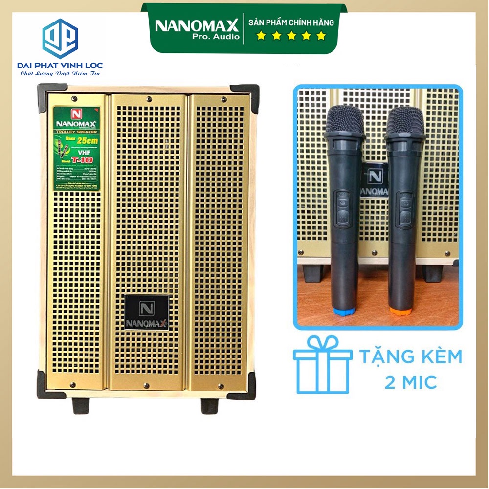 Loa Kéo Bluetooth Mini Nanomax SK-T10 2.5 Tấc | Loa Kéo Karaoke Công ...