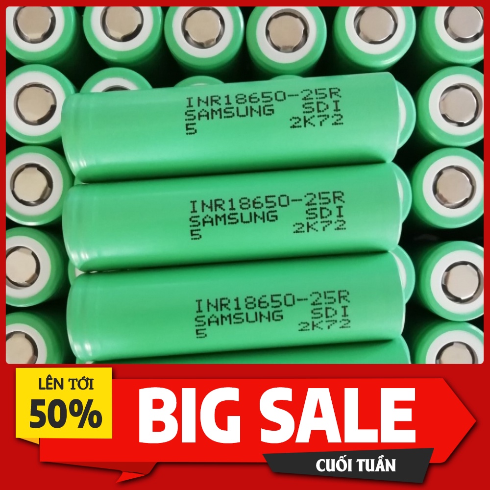 18650 Pin Ss 25R dung lượng 2500-3000mAh xả 20A tháo khối [ Shop Mới Ưu Đãi ] | Shopee Việt Nam