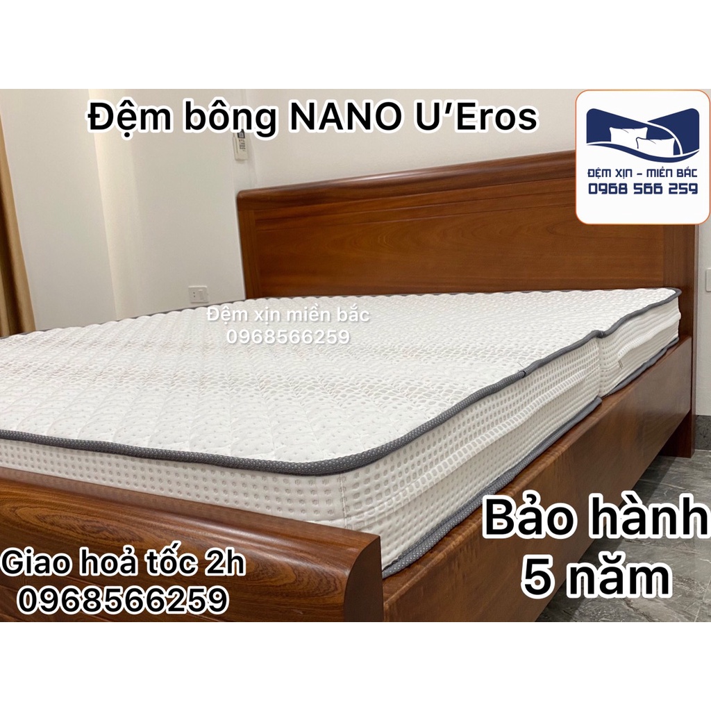 ĐỆM BÔNG ÉP HANVICO NANO U.EROS - CHÓNG KHUẨN, NÂNG ĐỠ CỘT SỐNG, KHÔNG ĐAU LƯNG Freeship ...