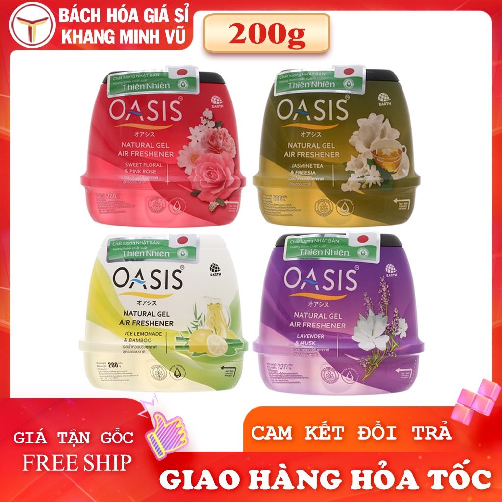 Sáp Thơm Oasis Hương Thơm Chiết Xuất Thiên Nhiên 200g Nhiều Hương Tự ...