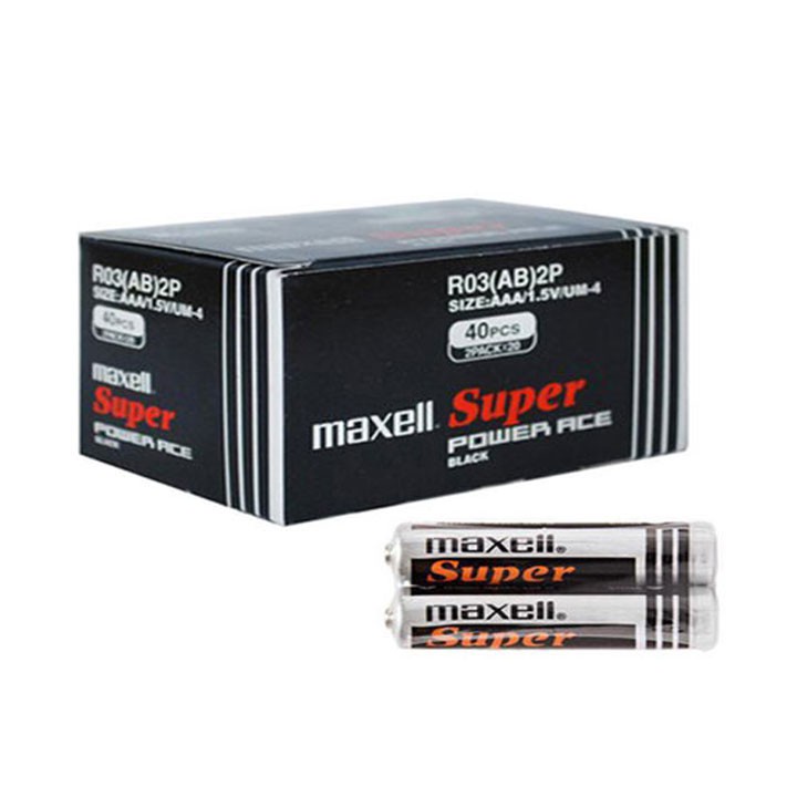 PIN MAXELL SUPER R03(AB)2P AAA/1.5V (2Pcs/Pack) | Shopee Việt Nam