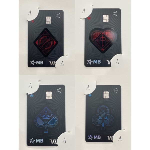 [MỚI VỀ] Thẻ MBBank Át rô, Át cơ, Át tép, Át bích | Shopee Việt Nam