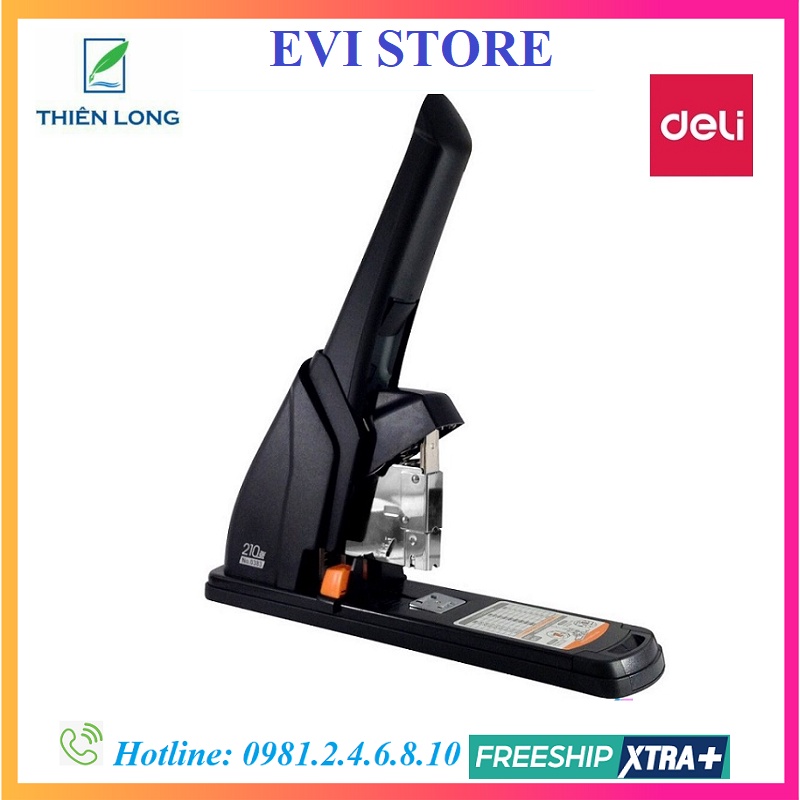 Dập ghim đại trợ lực 210 tờ Deli 0383 / Bấm kim Deli E0383 sử dụng ...