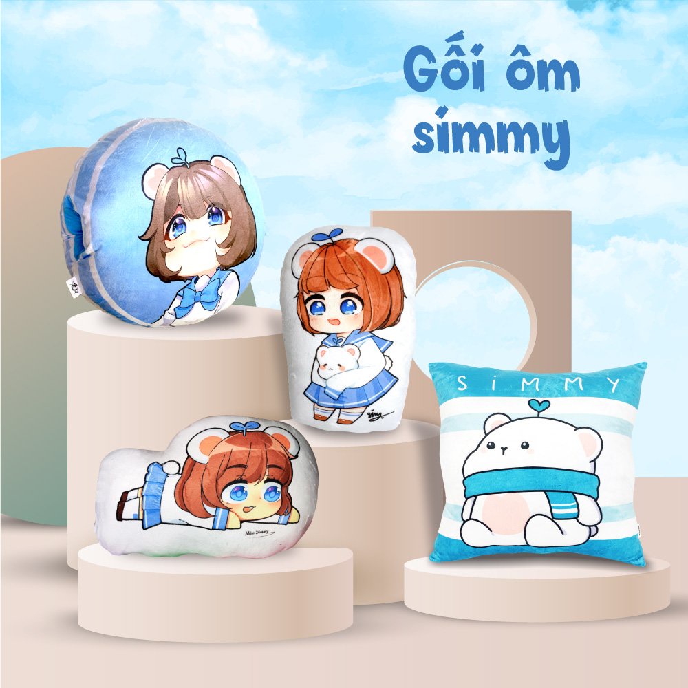 Gối Simmy Hero Team, các mẫu gối ôm Hero Team của Mèo Simmy | Shopee ...