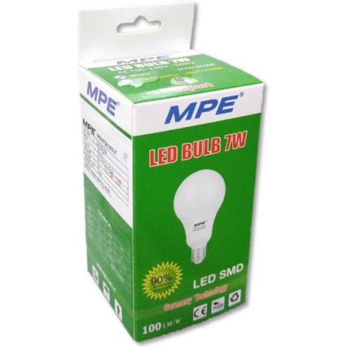 Bóng đèn led bulb MPE 7w 9w 12w 20w 30w 40w | Shopee Việt Nam