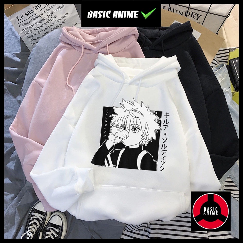 Mẫu Áo hoodie Hunter X Hunter Killua Zoldyck Anime độc đẹp | BASIC ...
