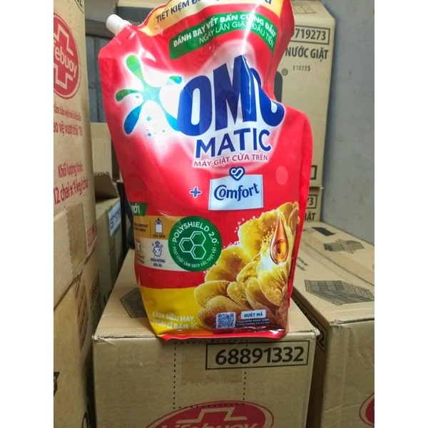 Nước giặt OMO Comfort tinh dầu thơm cho máy giặt 3,6kg | Shopee Việt Nam