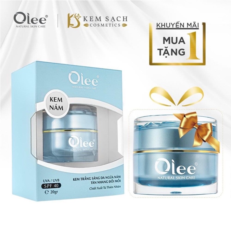 " Mua 1 Tặng 1 " Kem Dưỡng trắng da Olee ngừa nám, tàn nhang,đồi mồi ...