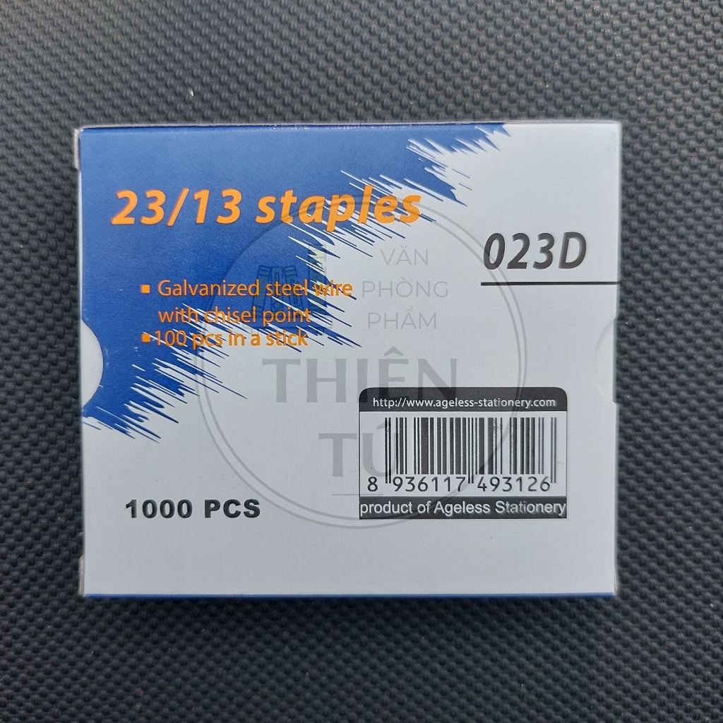 Lốc 10 hộp - Kim bấm giấy 23/13 từ 70-100 tờ, Đinh ghim dùng cho Máy bấm kim lớn KwTrio 50SA ...