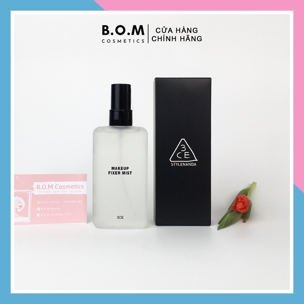 Xịt Khóa Nền 3CE Makeup Fixer Mist 100ml | Shopee Việt Nam