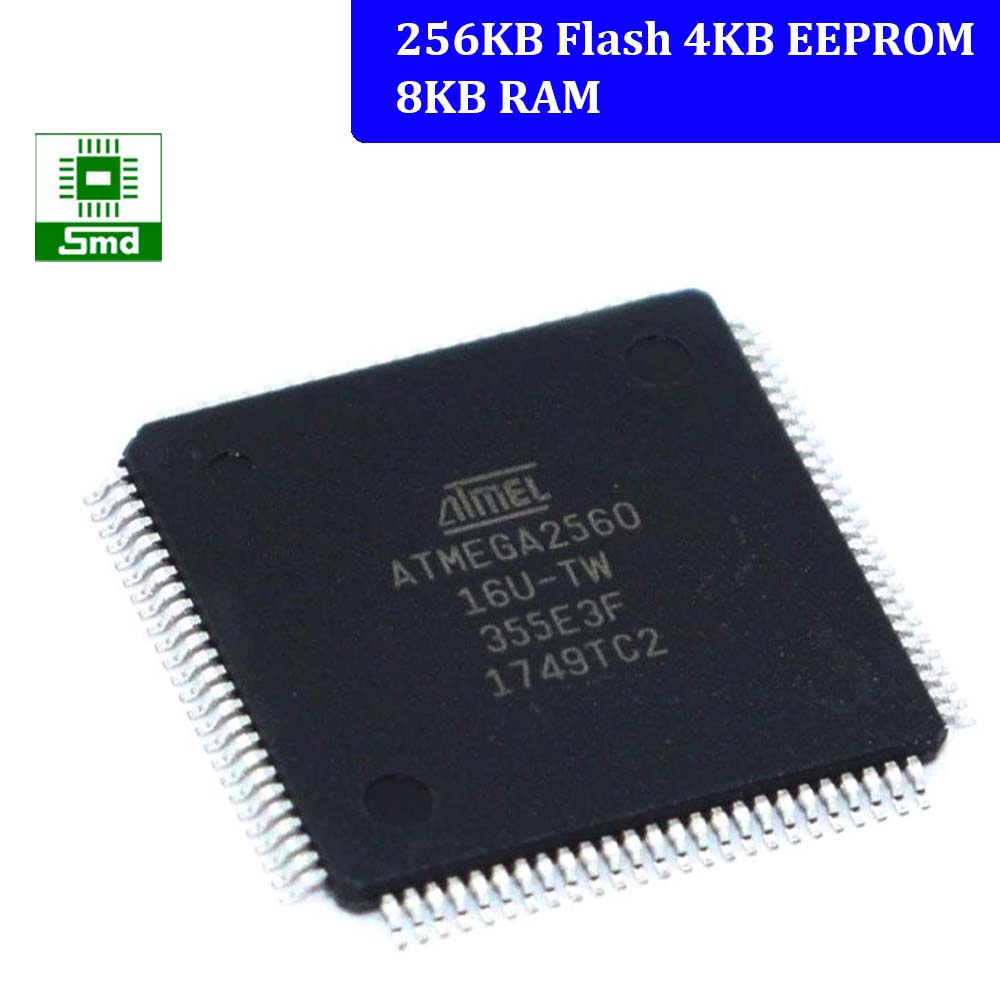 ATMEGA 2560 ATMEGA1280 TQFP100 vi điều khiển AVR vi xử lí arduino | Shopee Việt Nam