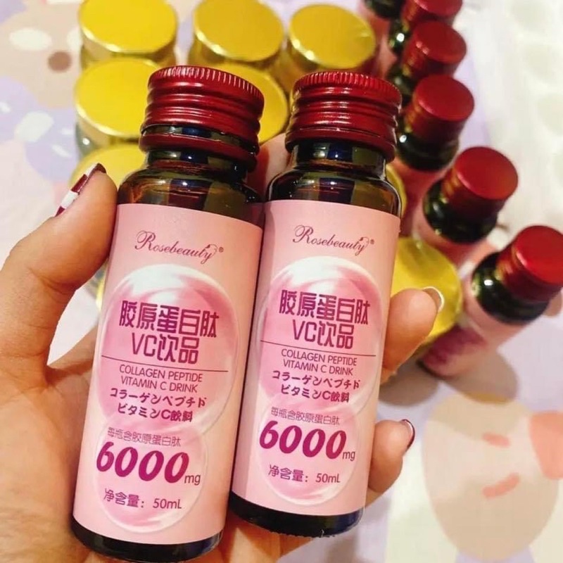Collagen Rose Beauty hàm lượng 6000mg bổ sung Vitamin C | Shopee Việt Nam
