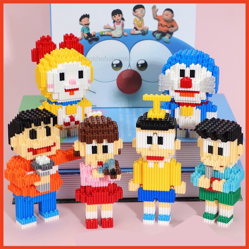 Lego trọn bộ doremon (6 nhân vật) | Shopee Việt Nam