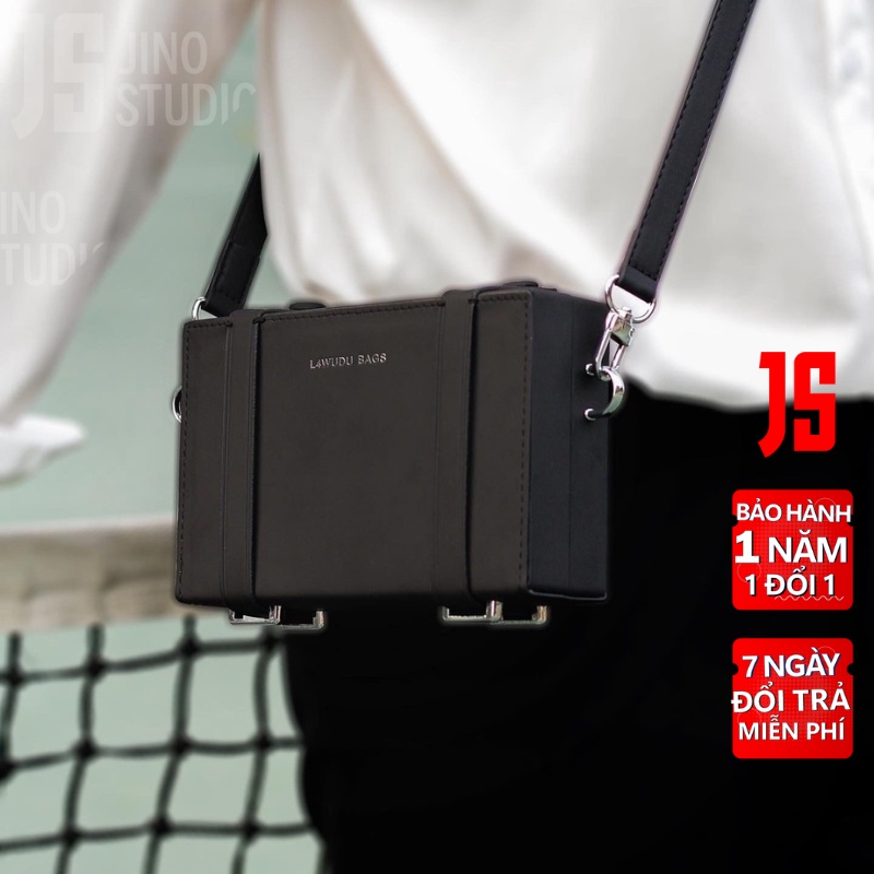 Túi Đeo Chéo Nam Box Bag Chất Liệu Da Pu Cao Cấp Túi Xách Nam Nữ Unisex ...