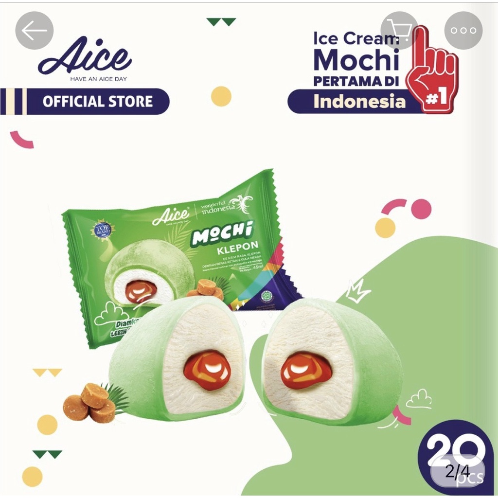 Kem Aice Mochi Lá Dứa | Shopee Việt Nam