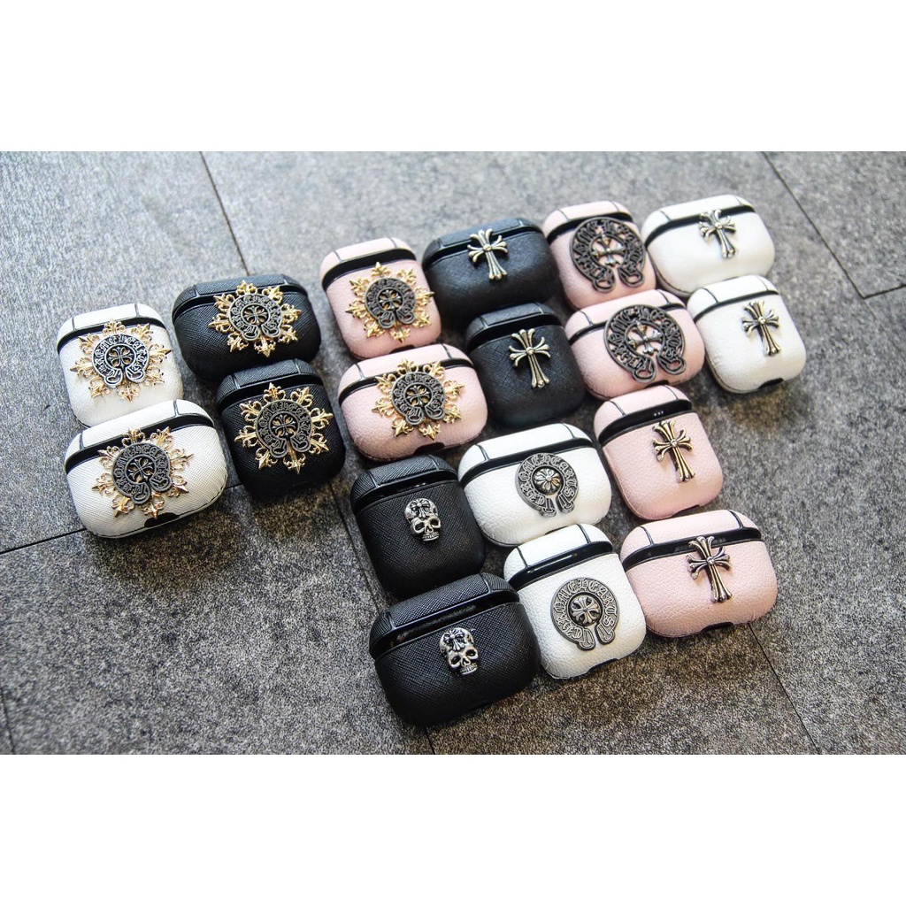Vỏ Airpods Chrome hearts da cao cấp | Shopee Việt Nam