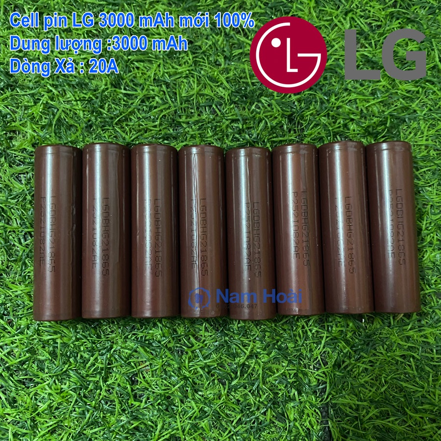 Cell pin 18650 LG HG2 3000mah-6C (Dòng Xả 20A) Mới 100% | Shopee Việt Nam