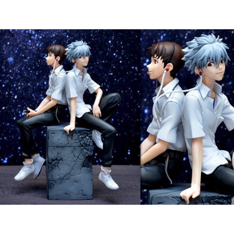 Mô Hình Kaworu và Shinji SPM Q Evangelion | Shopee Việt Nam