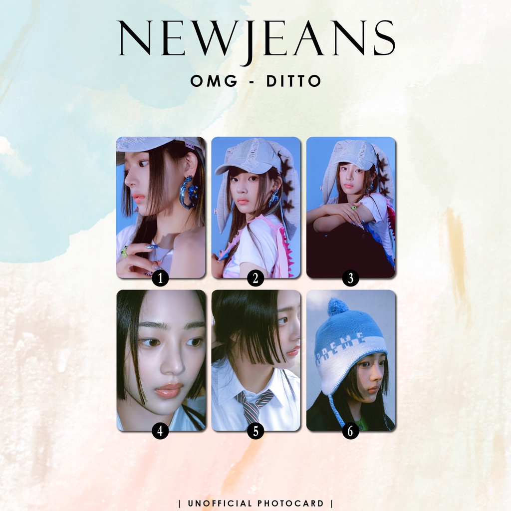 SET 6 CARD MINJI NEWJEANS OMG DITTO | Shopee Việt Nam