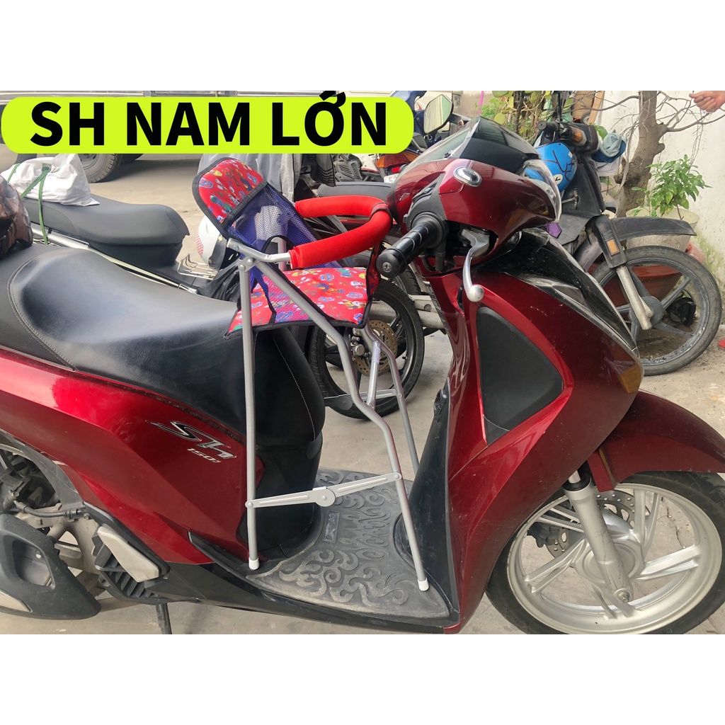 Ghế ngồi xe máy tay ga SH NAM - SH LỚN cho bé ,Ghế ga xếp gấp gọn sắt ...