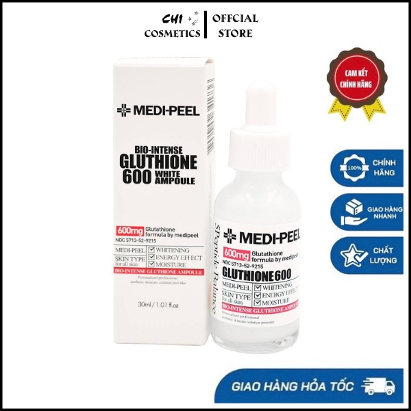 Tinh Chất Dưỡng Trắng MEDI PEEL Glutathione 600 White Ampoule Serum ...