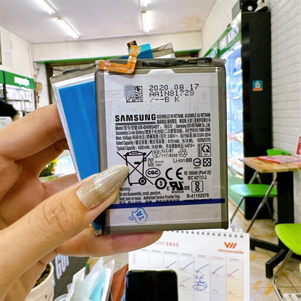 Pin Samsung Note 20 / EB-BN980ABY ( Zin hãng ) hàng như hình. | Shopee ...