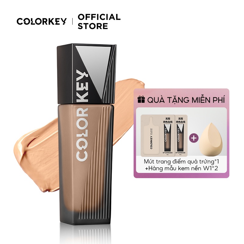 Kem nền COLORKEY dạng lỏng lâu trôi dưỡng ẩm kiểm soát dầu lâu trôi ...