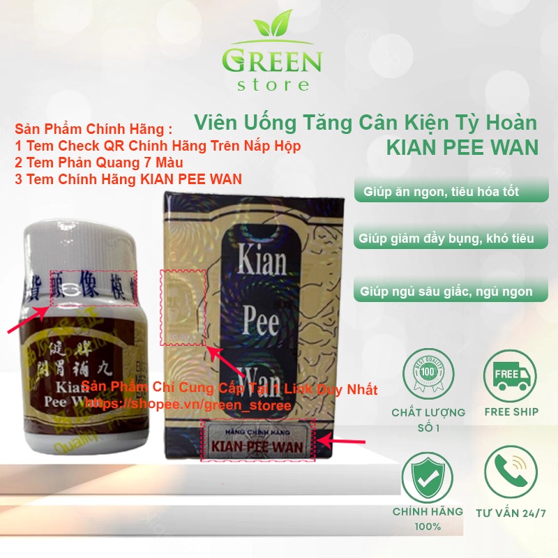 Kian Pee Wan Tăng Cân Cho Người Gầy ( Chech Mã Sản Phẩm - Chuẩn Chính Hãng 100%) | Shopee Việt Nam