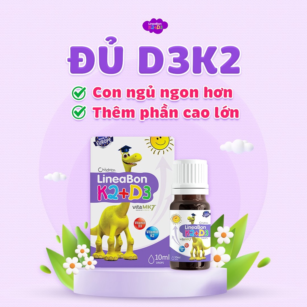 Vitamin D3K2 Lineabon | Shopee Việt Nam
