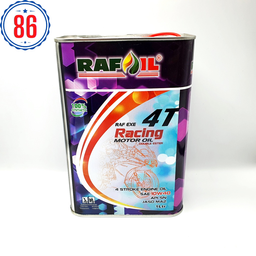 Nhớt tổng hợp Rafoil Racing 10W40 công nghệ Double Ester dành cho xe ...