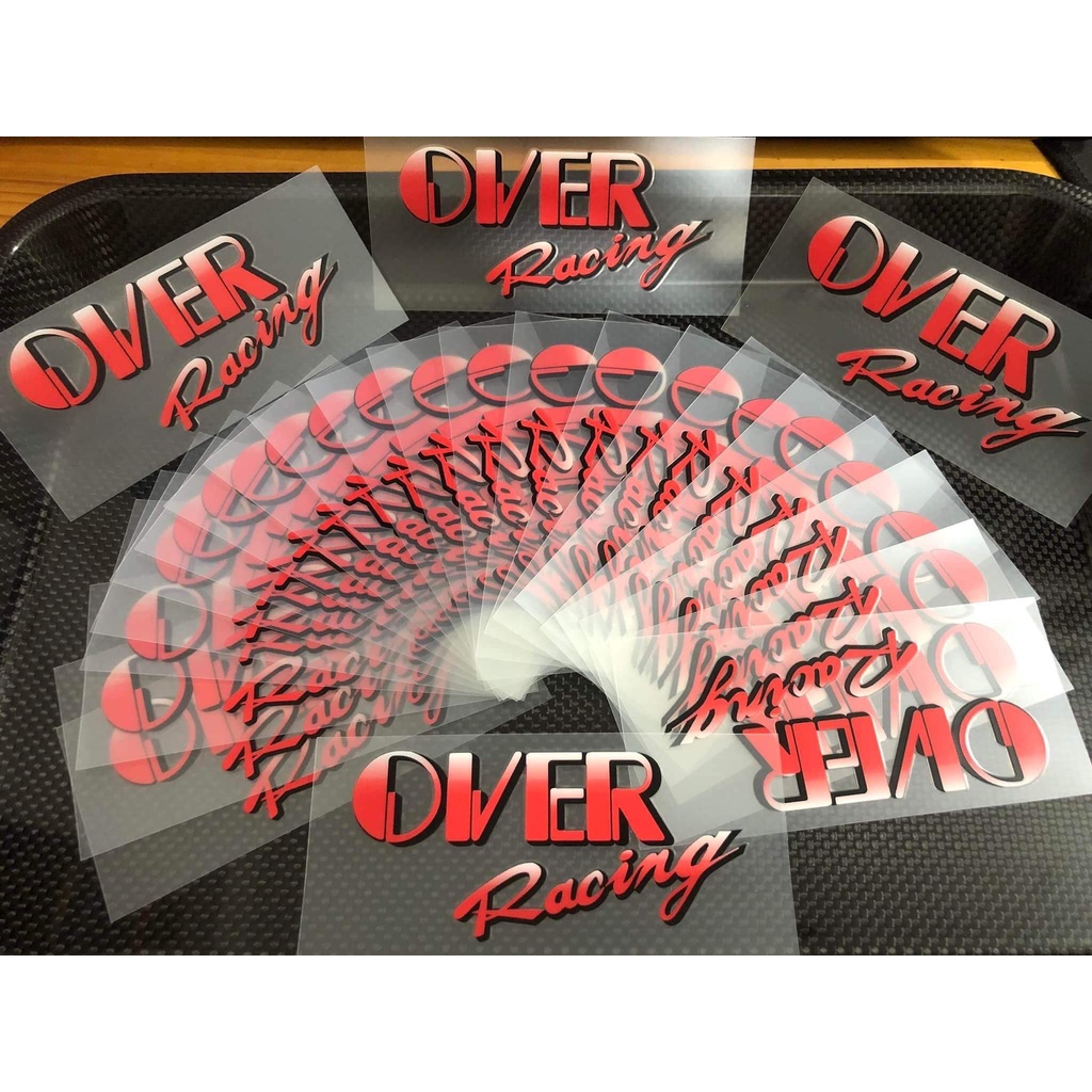 Tem zin Over Racing dán xe | Shopee Việt Nam