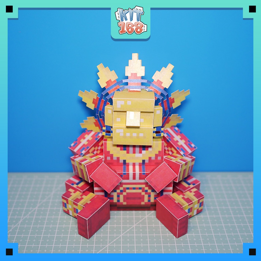 Mô hình giấy Anime Game Barako (the Sun Chief) - Minecraft | Shopee ...