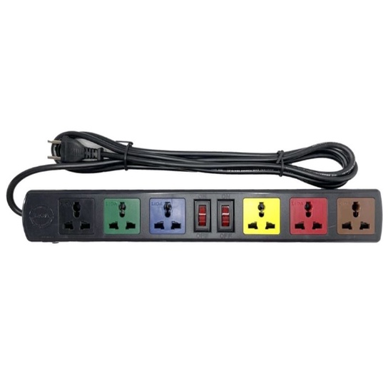 Ổ CẮM LIOA 6D32N 6 LỖ 3 CHẤU ĐA NĂNG 2 CÔNG TẮC DÀI 3M | Shopee Việt Nam