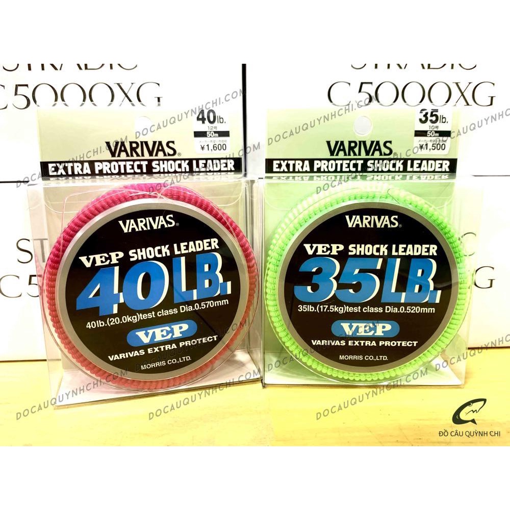 CƯỚC VARIVAS 50M: NYLON VEP SHOCK LEADER [Đồ Câu Quỳnh Chi - Minh HG] | Shopee Việt Nam