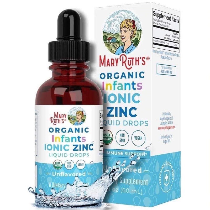 Kẽm nước hữu cơ Marry Ruth"s hữu cơ 60ml | Shopee Việt Nam