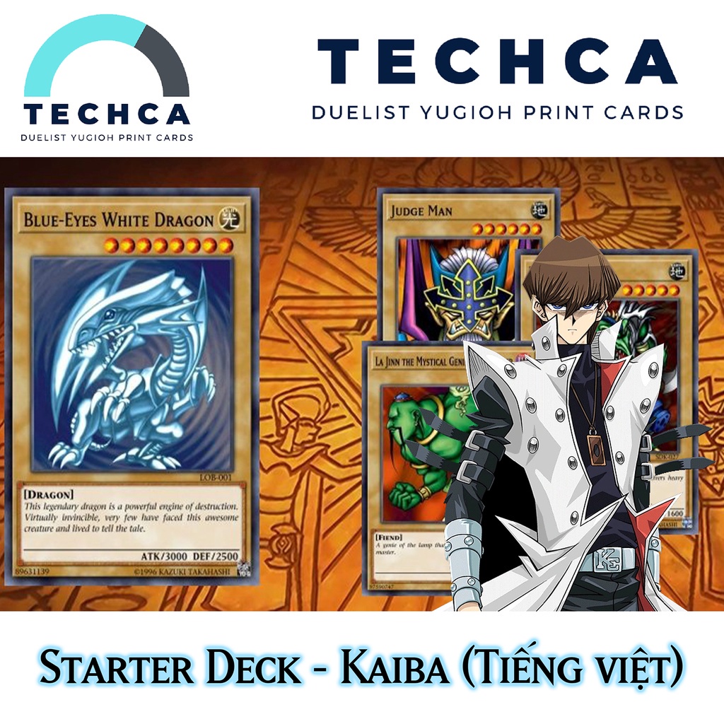 Bài In Tiếng Việt - Bộ bài Yugioh - Starter Deck - Kaiba | Shopee Việt Nam