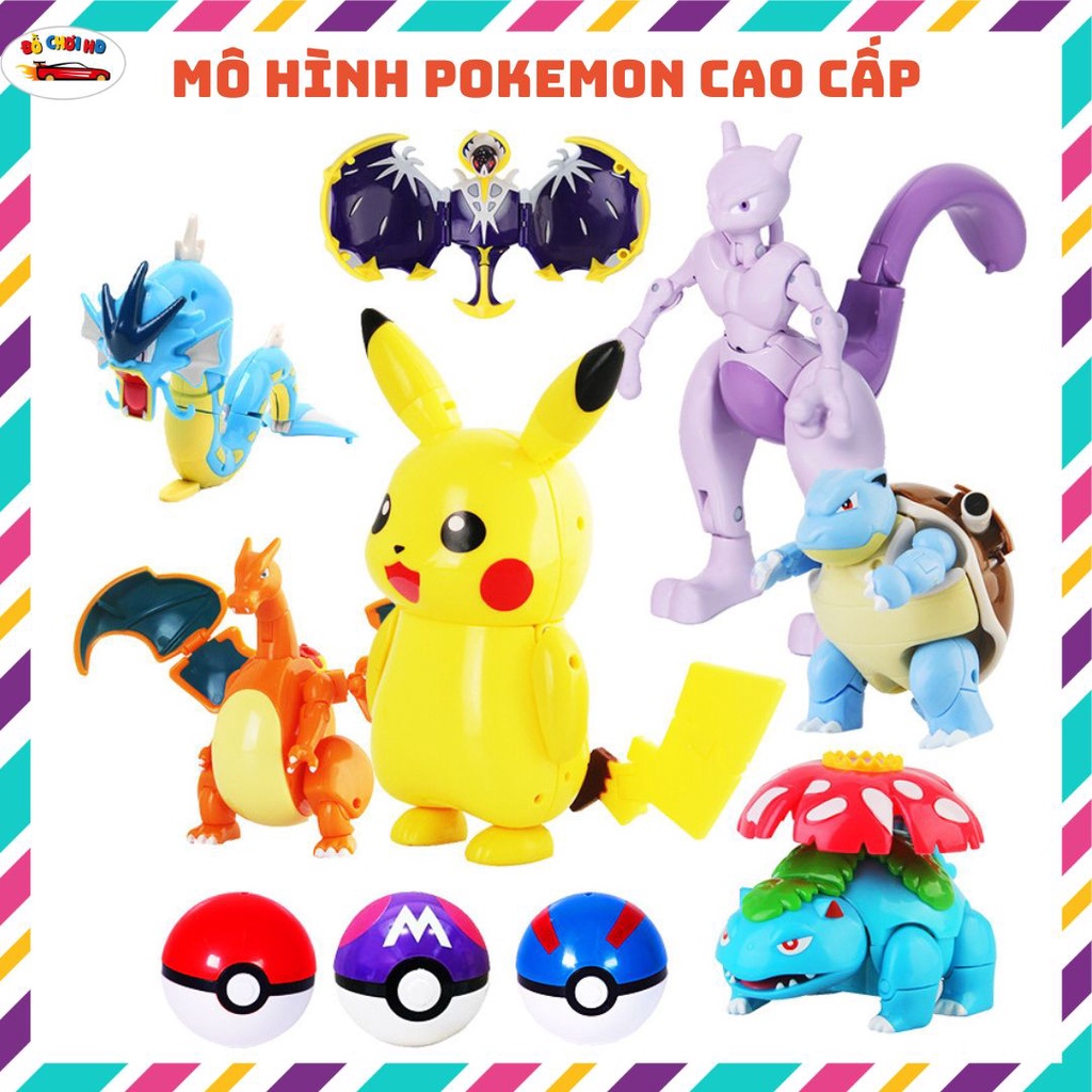 Đồ chơi lắp ráp mô hình pokemon, pikachu, charizard... cao cấp, đồ chơi ...