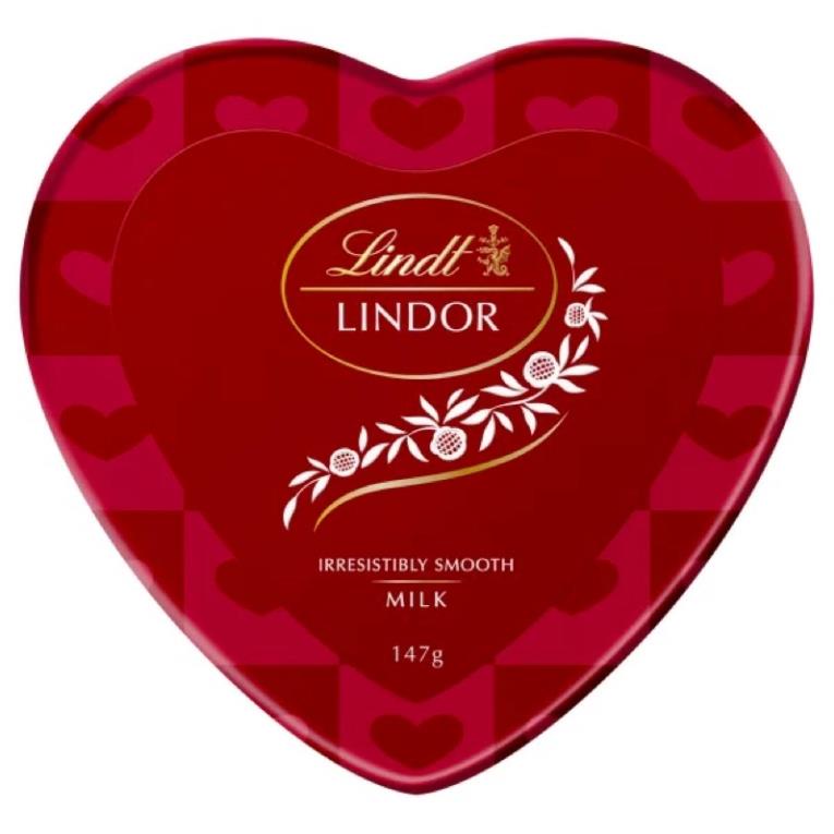 Socola Lindt Lindor Thuỵ Sĩ Phiên Bản Valentine - Hộp Trái Tim 147gram ...