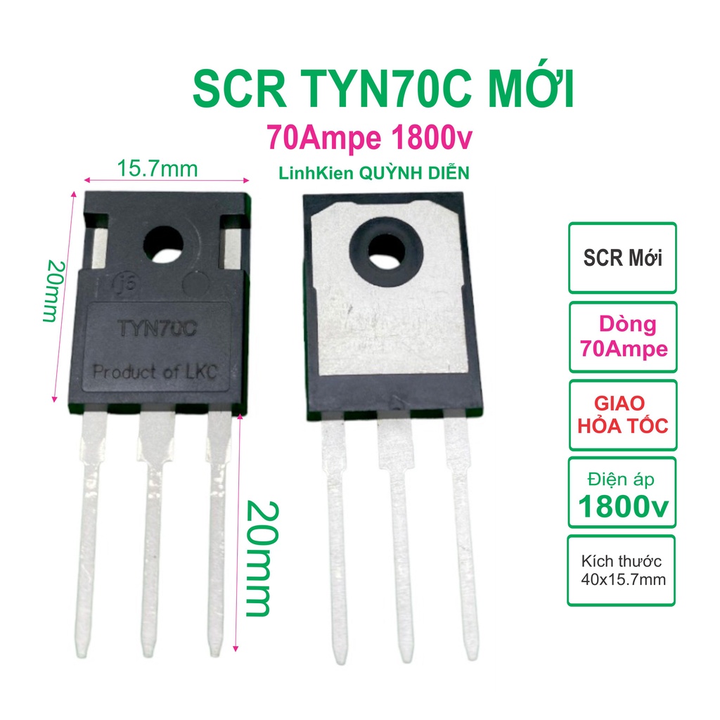 Combo 10 con SCR - TYN70C hàng mới - linh kiện điện tử QUỲNH DIỄN ...