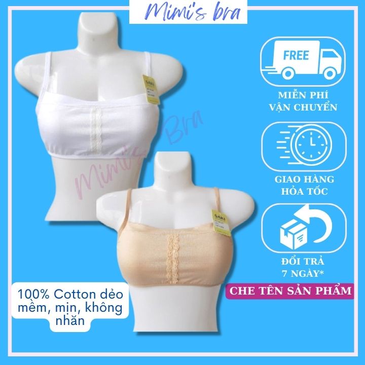 Áo lá học sinh cotton phối ren cao cấp chui đầu mát mềm mịn mát không ...