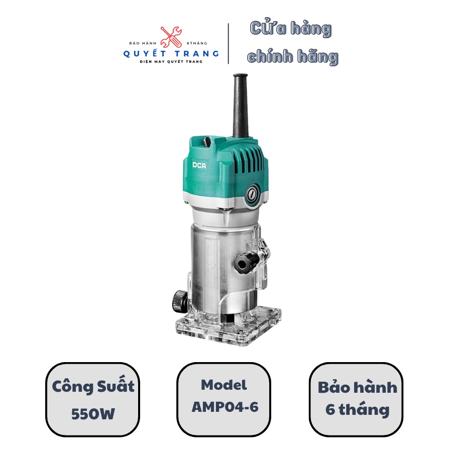 Máy Phay Máy Soi Gỗ DCA AMP04-6 Công suất 550W Cốt 6.3mm Chính Hãng DCA ...