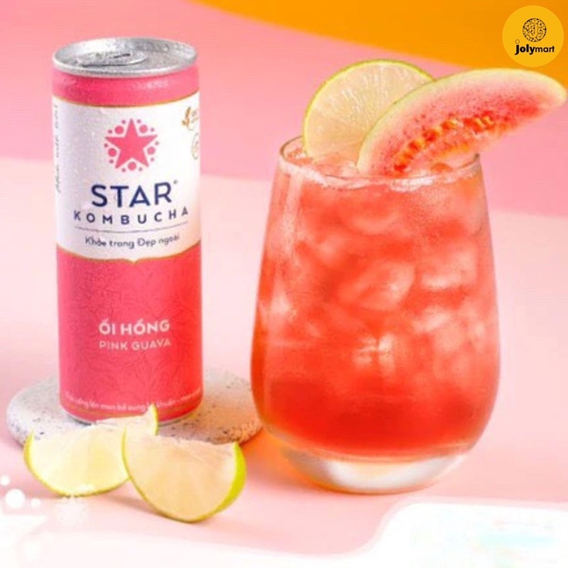 STAR KOMBUCHA VỊ ỔI HỒNG/ PINK GUAVA 250ml | Shopee Việt Nam
