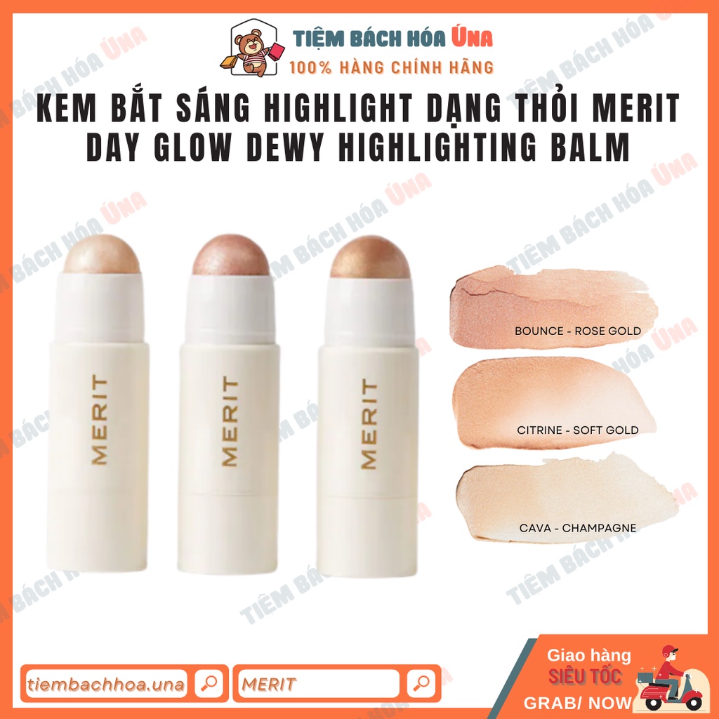 Kem bắt sáng highlight dạng thỏi MERIT Day Glow Dewy Highlighting Balm ...