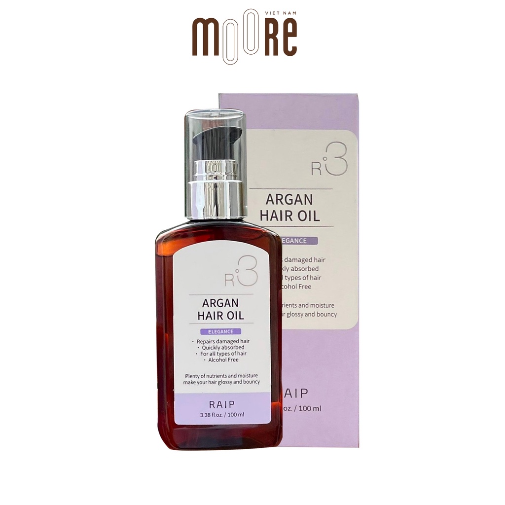 Tinh dầu dưỡng tóc Raip Argan Hair Oil R3 100ml | Shopee Việt Nam